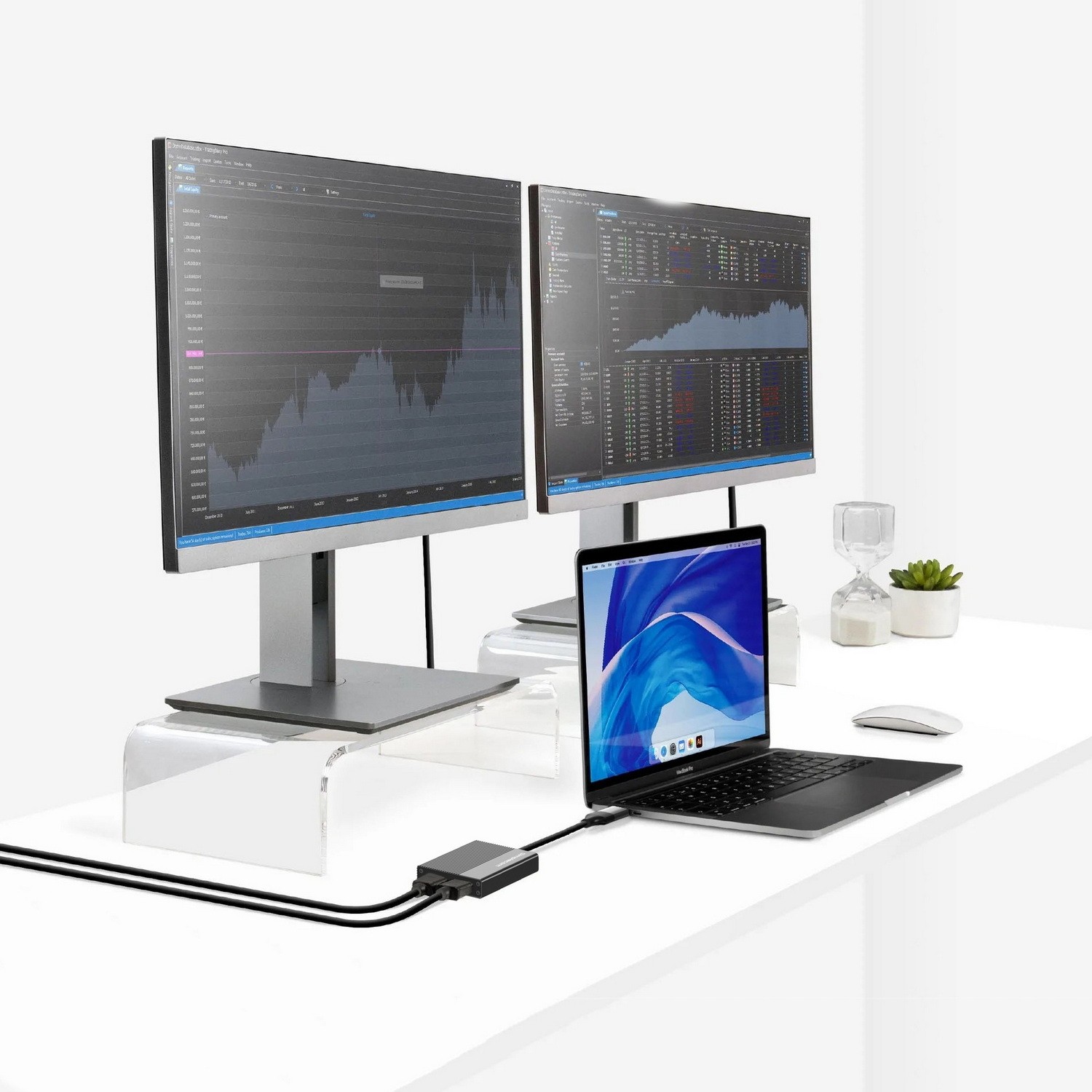 Simplecom DA369 USB 3 0 Or USB C To Dual 4K HDMI 2 0 Display Adapter