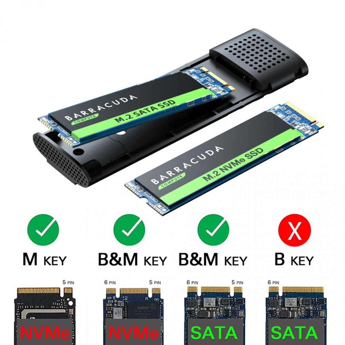 Simplecom SE516 NVMe / SATA Dual Protocol M.2 SSD Tool-Free USB-C ... Simplecom SE516 NVMe / SATA Dual Protocol M.2 SSD Tool-Free USB-C ...