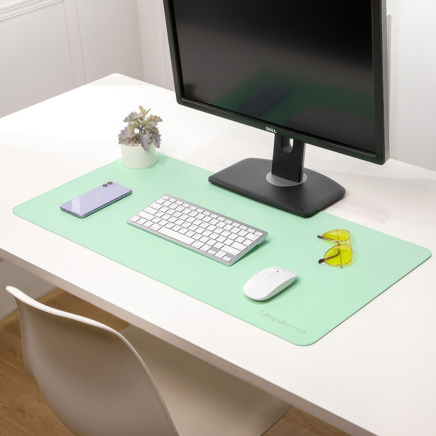 Simplecom MA084 Desk Mouse Pad Non-Slip PU Leather 80x40cm